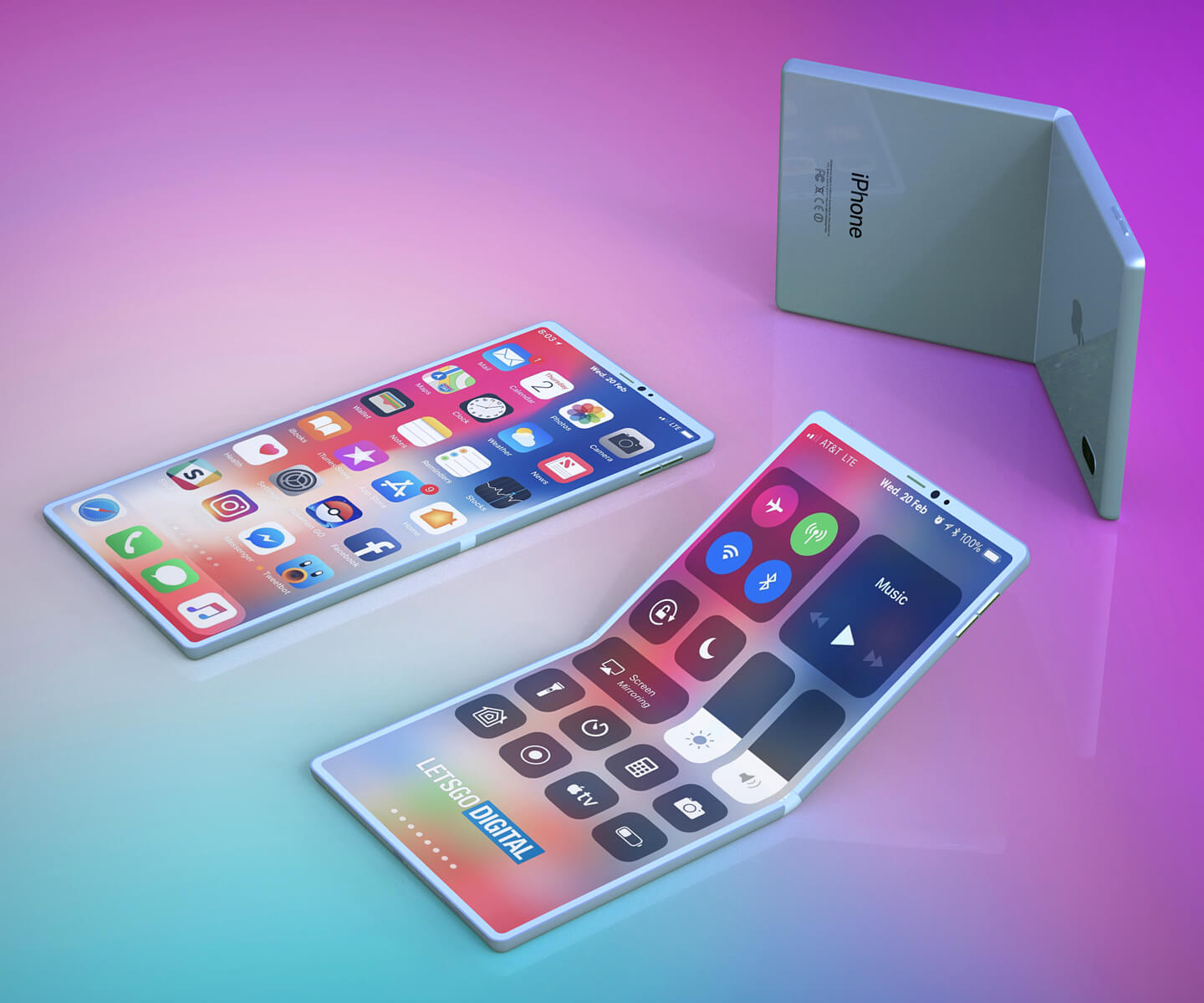 Le premier iPhone pliable n'arrivera pas avant 2021 - actusmartphone.fr